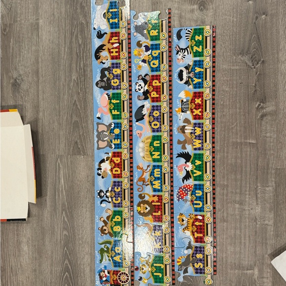 Melissa & Doug | Toys | Melissa Doug Colorful Alphabet Animal Train ...